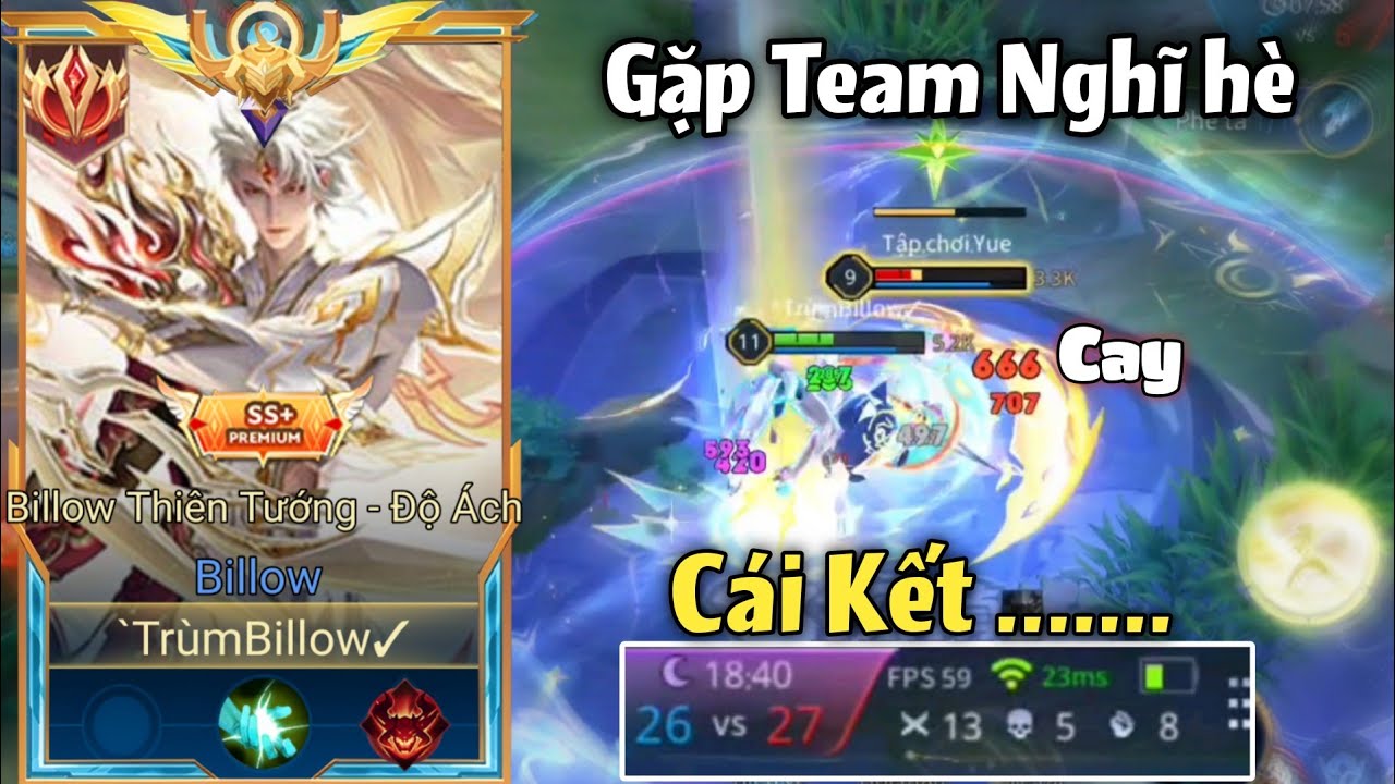 Màn Múa Billow Với 13 kill Mvp Gánh Team Nhưng Cái kết ..... - YouTube