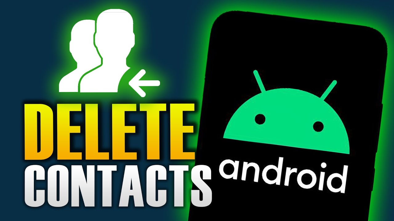 HOW TO DELETE CONTACTS ON ANDROID - YouTube