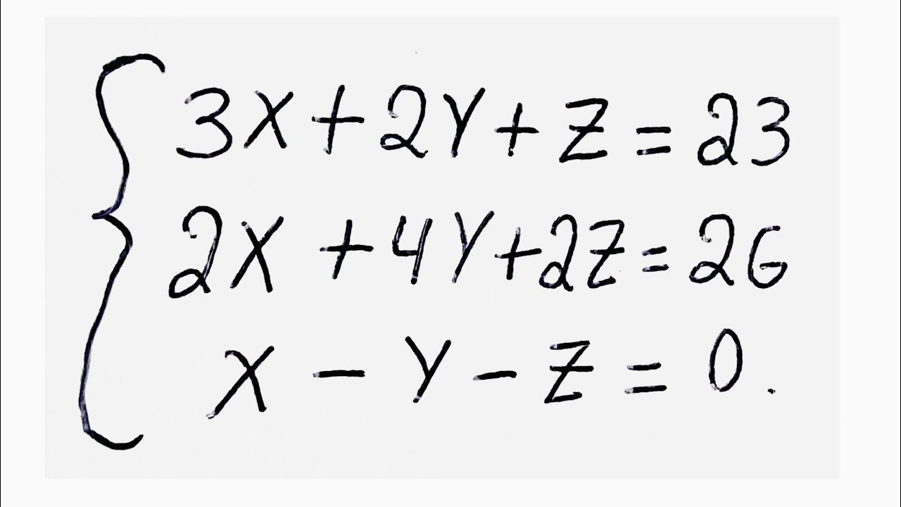Aprenda A Resolver Sistemas Lineares 3 X 3 Escalonamento YouTube