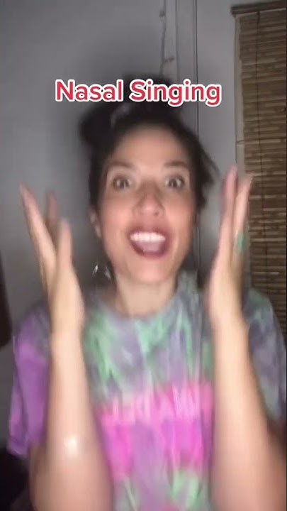 Fix nasal singing #vocalcoach #singing - YouTube