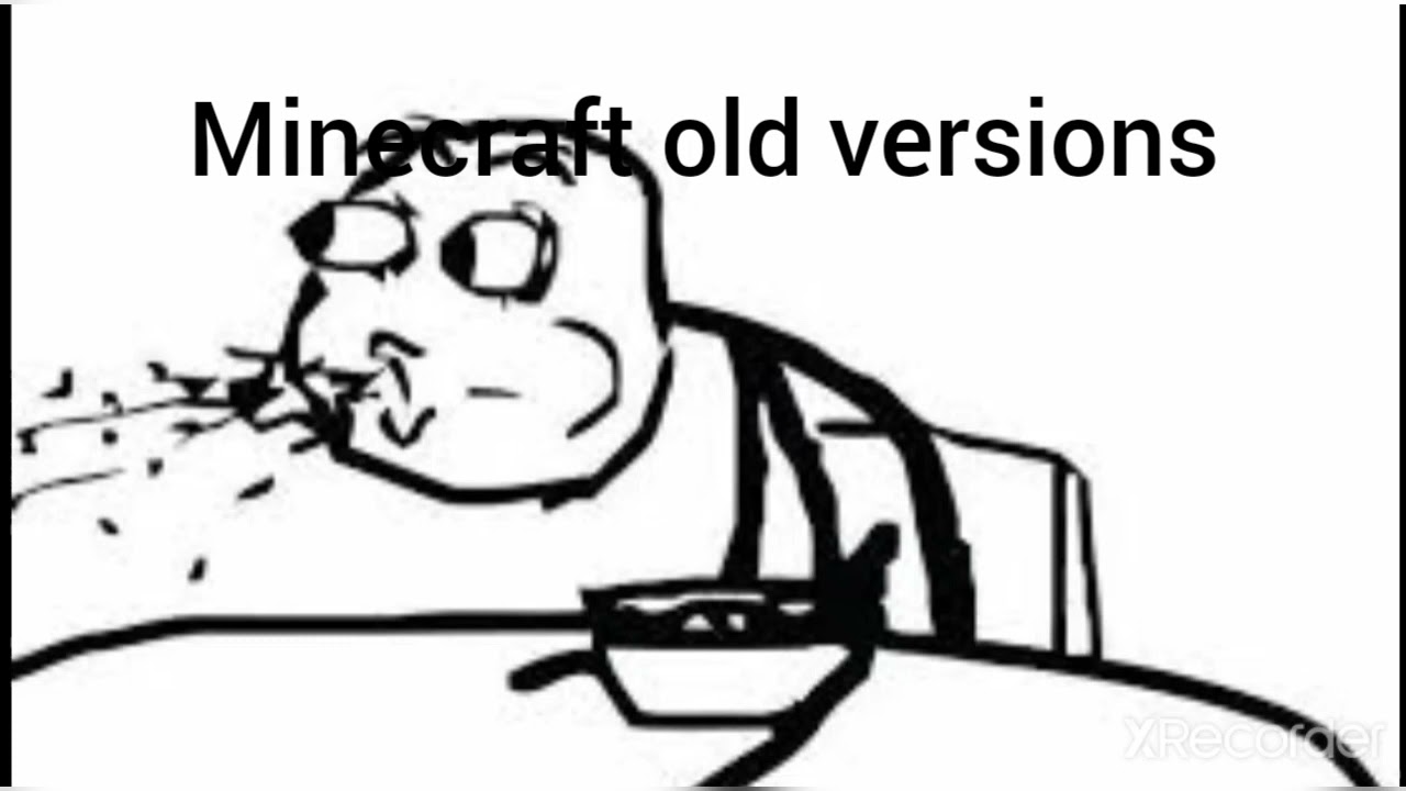 Minecraft old versions 2008 - 2017 - YouTube