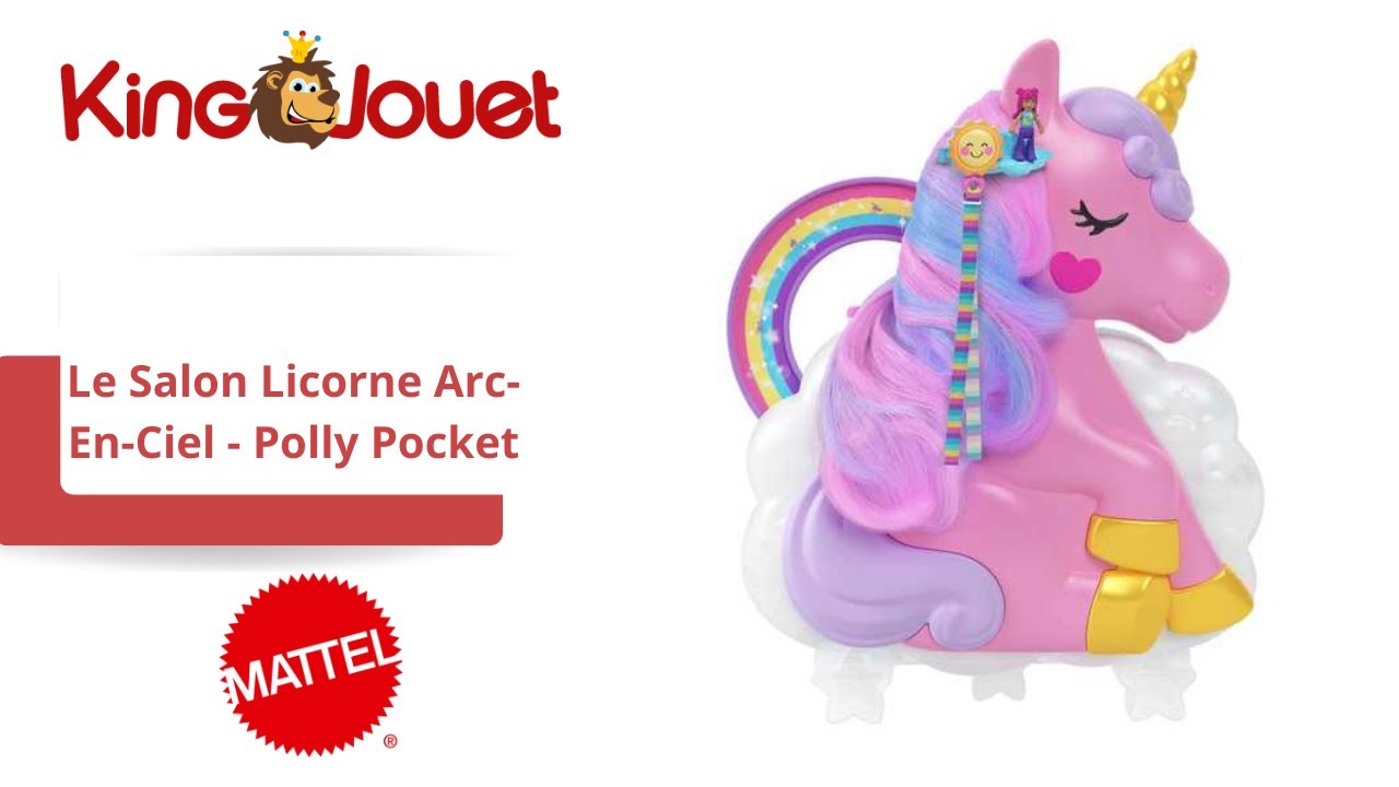 925230 - Le Salon Licorne Arc-En-Ciel - Polly Pocket - YouTube