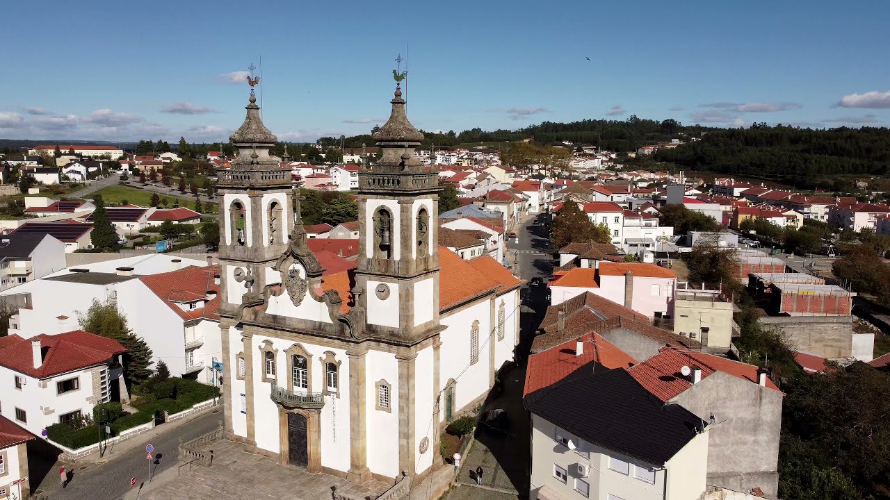 DJI Mini 2, vista aérea, vila de Penalva do Castelo, Portugal - YouTube