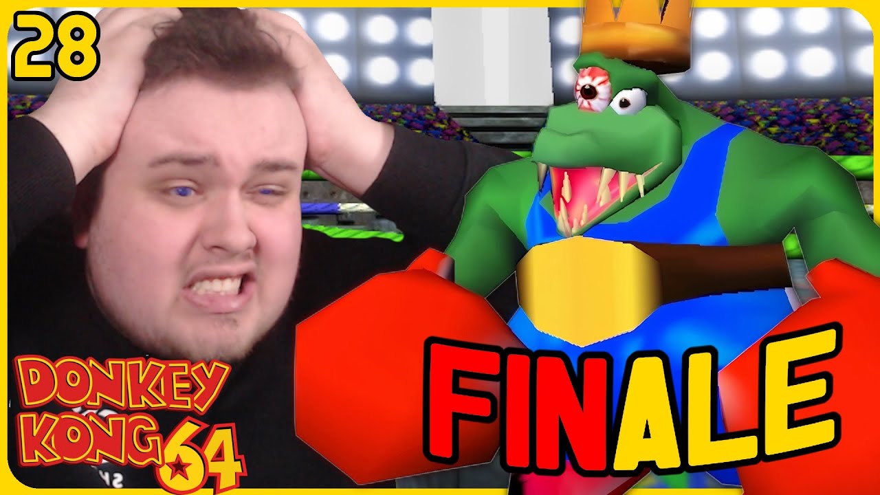 Let's Play Donkey Kong 64 #28 🍌 FINAL BOSS King Krusha K. Rool [ENDE ...