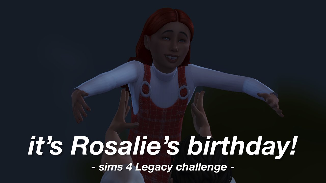 Rosalie ages up to a teen || Sims 4 Not So Berry challenge EP42 ...