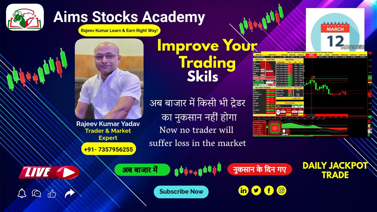 BUY SELL SOFTWARE TODAY JACKPOT TRADE || 12 MARCH 2025 - YouTube