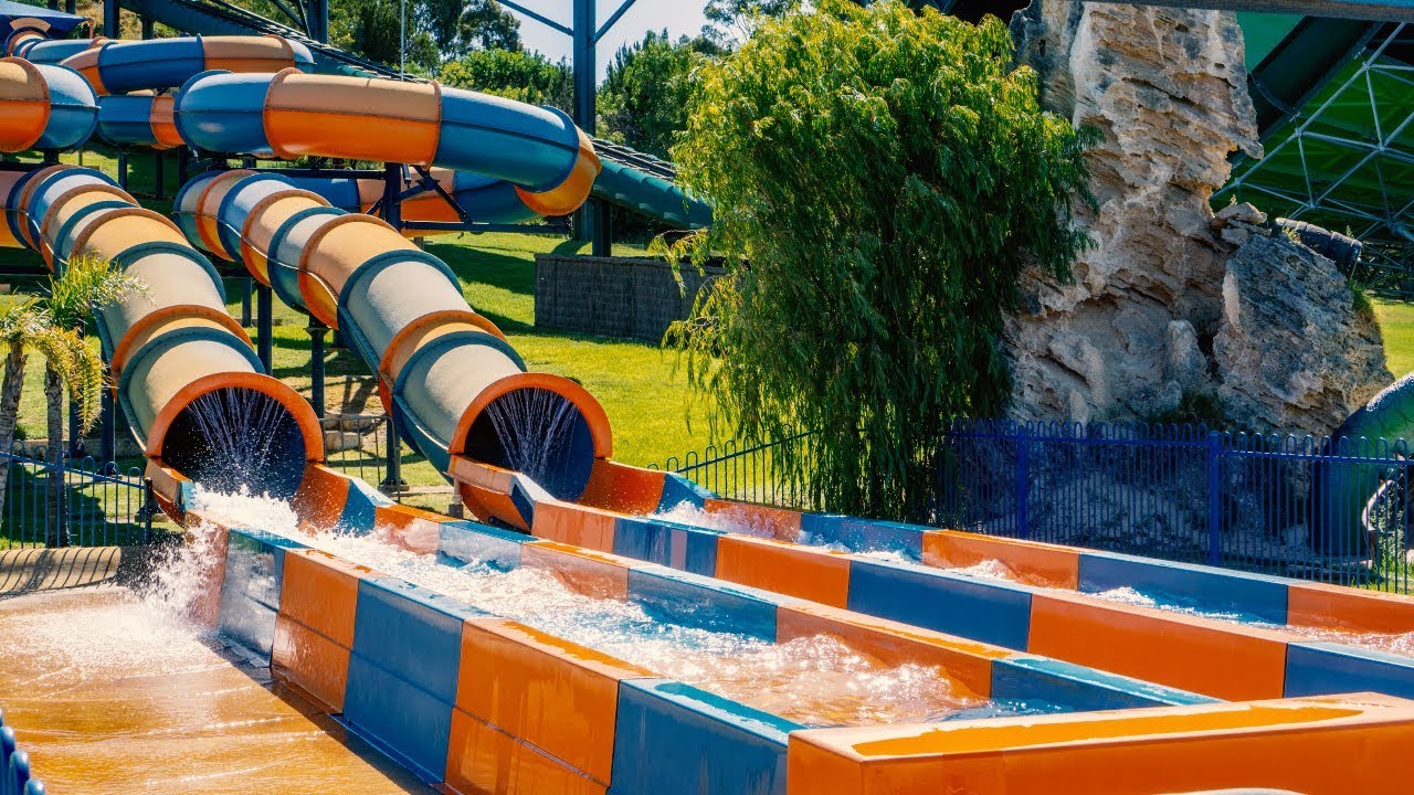 Sea Serpents - Rafting Water Slides | Adventure World Perth - YouTube
