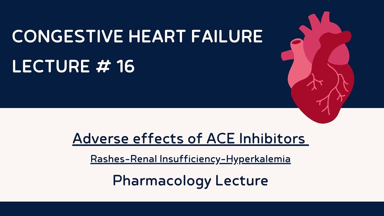 Adverse effects of ACE Inhibitors | Rashes-Renal Insufficiency ...