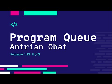 Implementasi Queue - Program Antrian Obat - YouTube