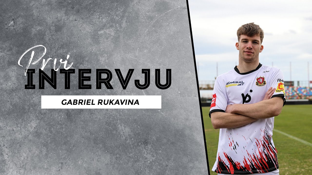 PRVI INTERVJU ∣ Gabriel Rukavina 🔴⚫ "Nadam se da ću igrati što više i ...