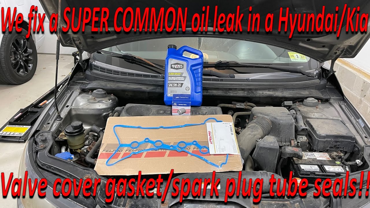 2006-2016 Hyundai Kia 2.0 and 2.4 valve cover gasket replacement ...