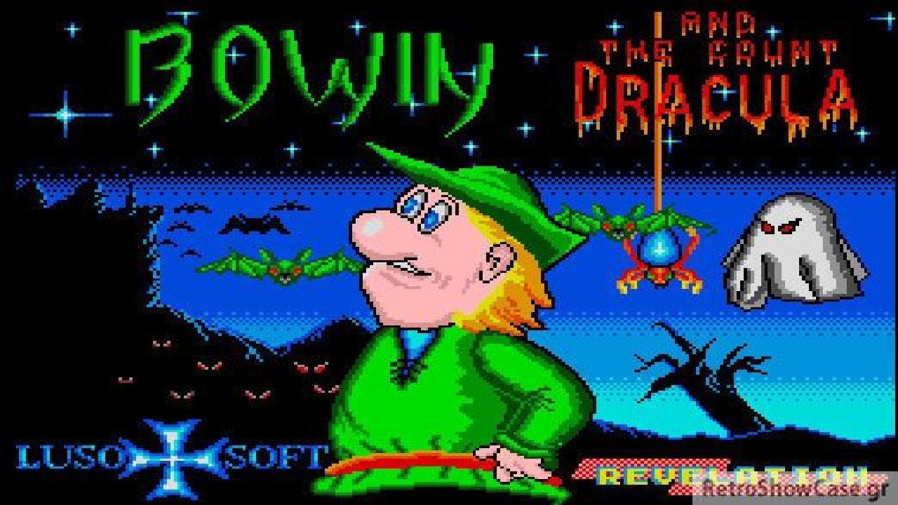 BOWIN AND THE COUNT DRACULA (MGT Sam Coupe Gameplay Sample) - YouTube