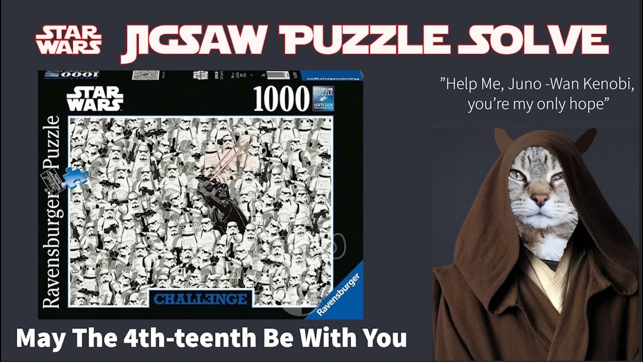 Timelapse Jigsaw Puzzle Solve - Star Wars Challenge #maythe4thbewithyou ...