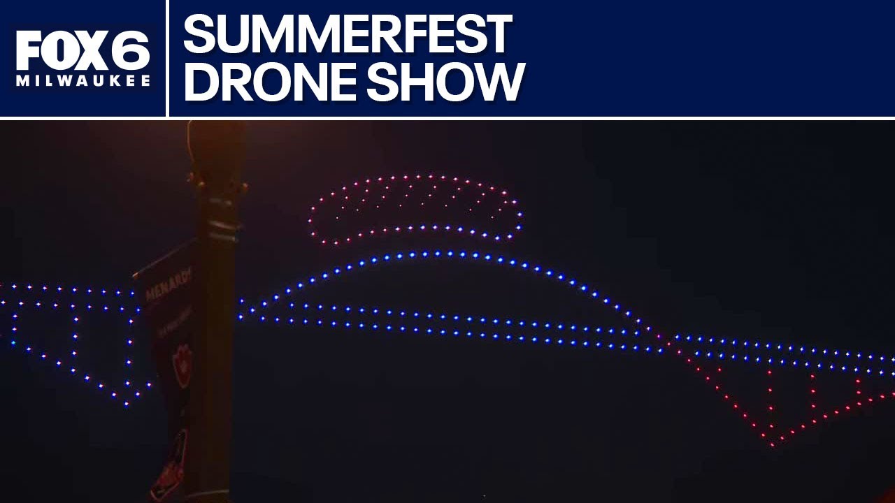Summerfest drone show on July 4th | FOX6 News Milwaukee - YouTube
