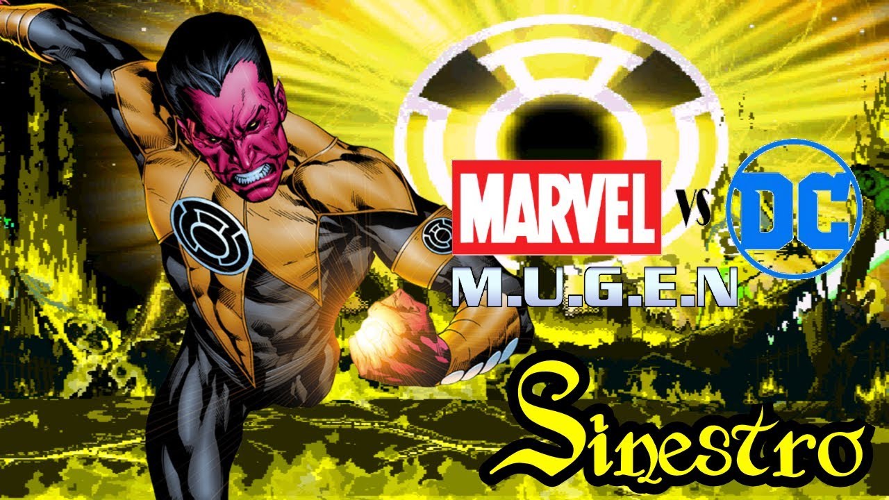 DC vs Marvel Mugen - Sinestro's Might (Sinestro's Arcade Run) - YouTube