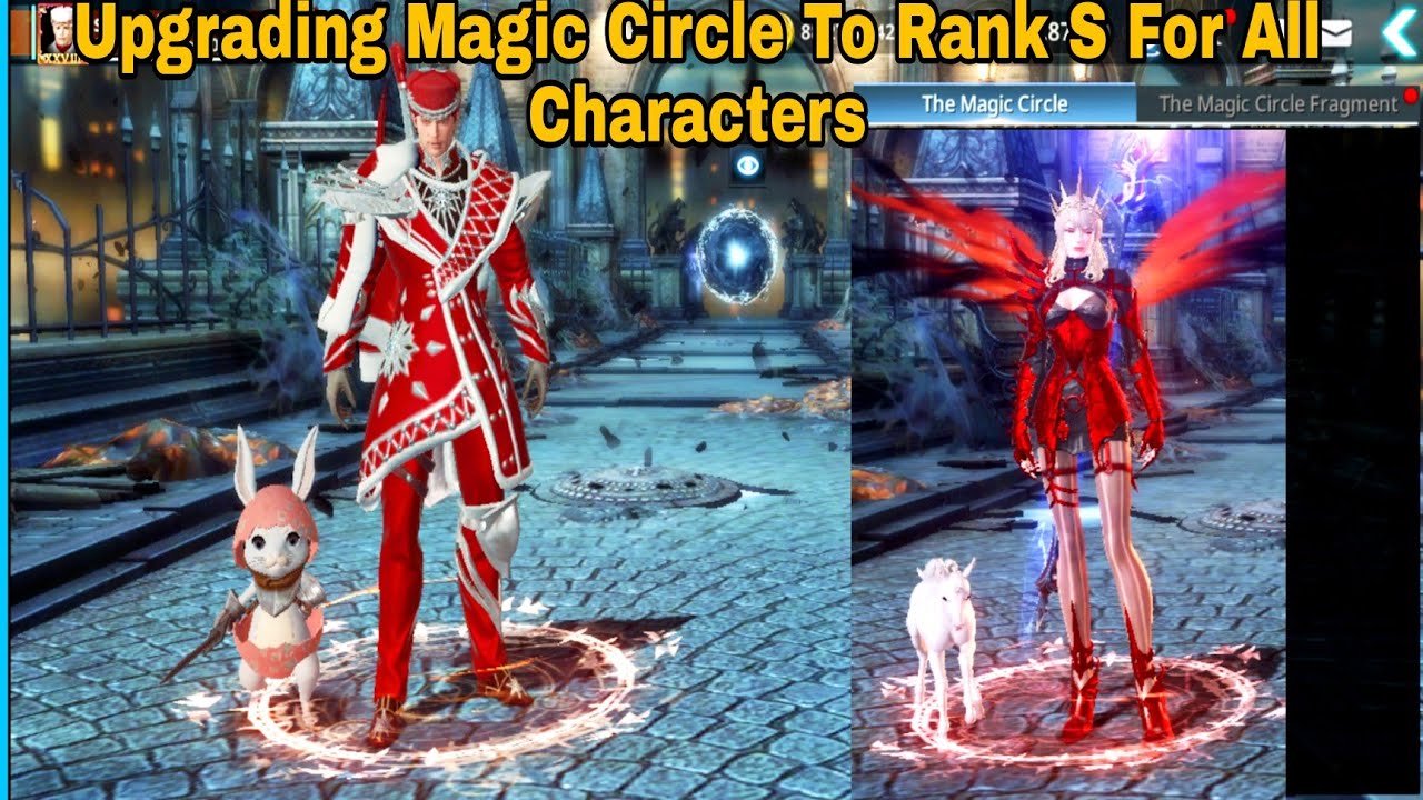 Darkness Rises Upgrading Magic Circle To Rank S For All Classes | - YouTube
