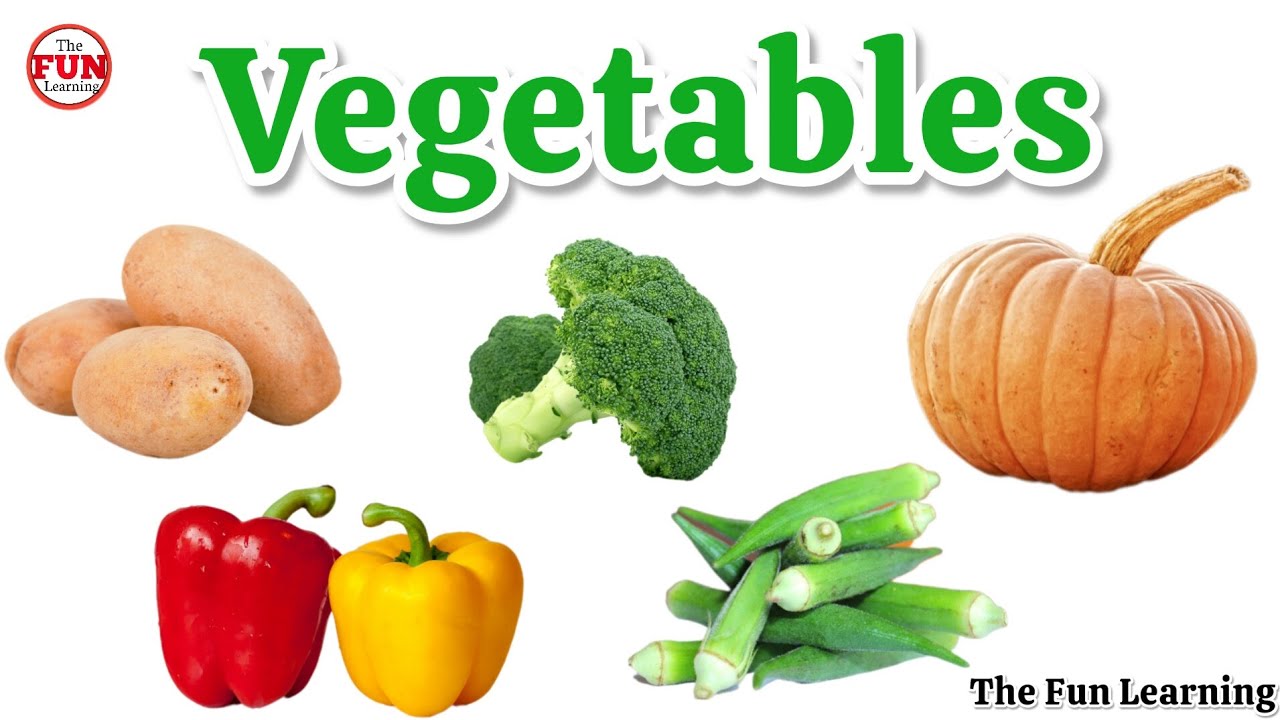Vegetables Name in English for kids || The Fun Learning - YouTube
