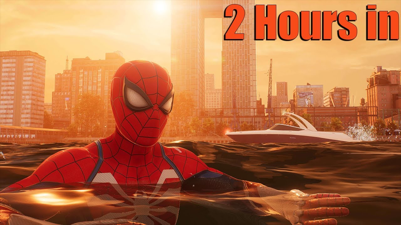 Swimming Around the Entire Spider-Man Remastered Map - YouTube