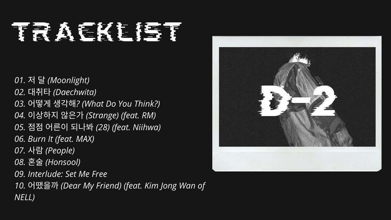 [FULL MIXTAPE] Agust D - D-2 - YouTube