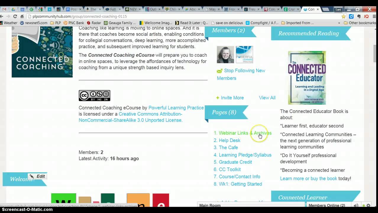 How to navigate our course space - YouTube