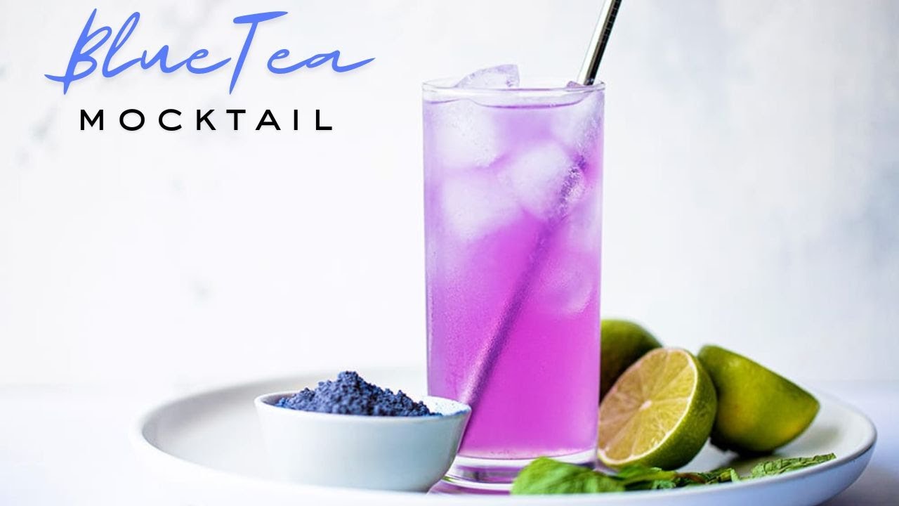 BEAUTIFUL BLUE PEA BUTTERFLY TEA MOCKTAIL - YouTube