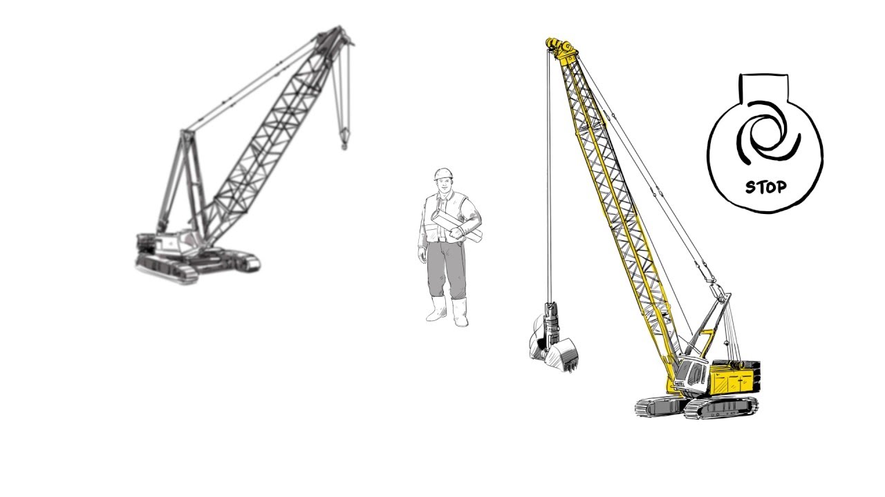 Liebherr - Automatic engine stop control explained - YouTube