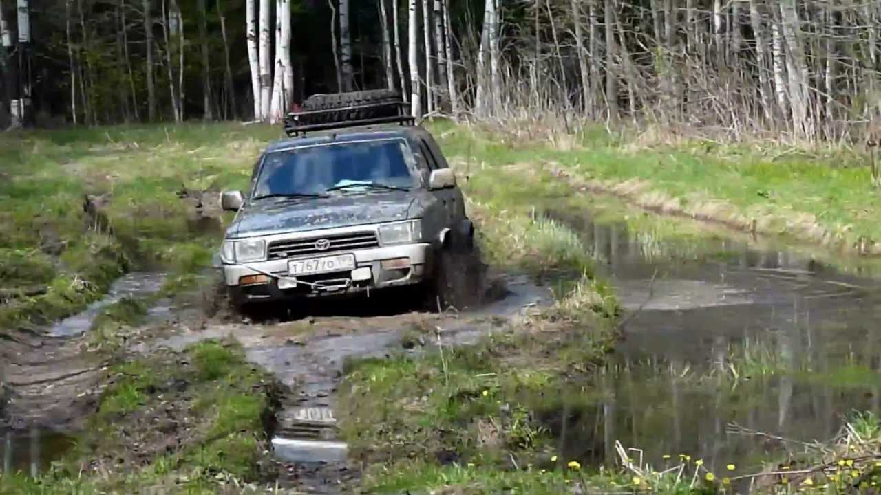 Toyota 4Runner in mud - YouTube