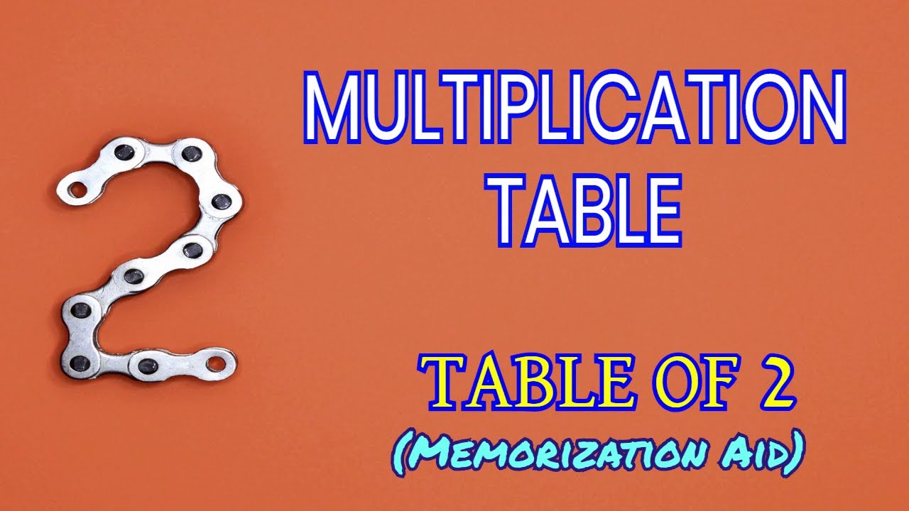MULTIPLICATION TABLE OF 2 - MEMORIZE WHILE LISTENING (10-MINUTE ...