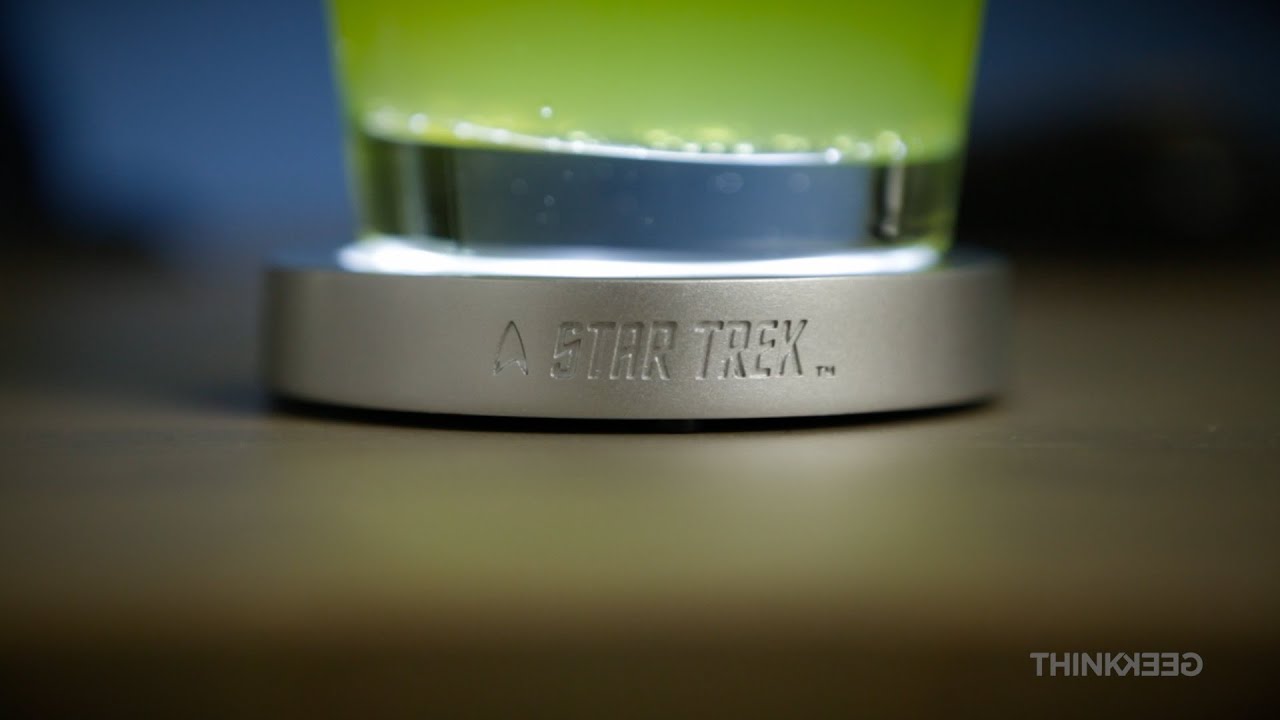 Star Trek Transporter Pad LED Coasters from ThinkGeek - YouTube