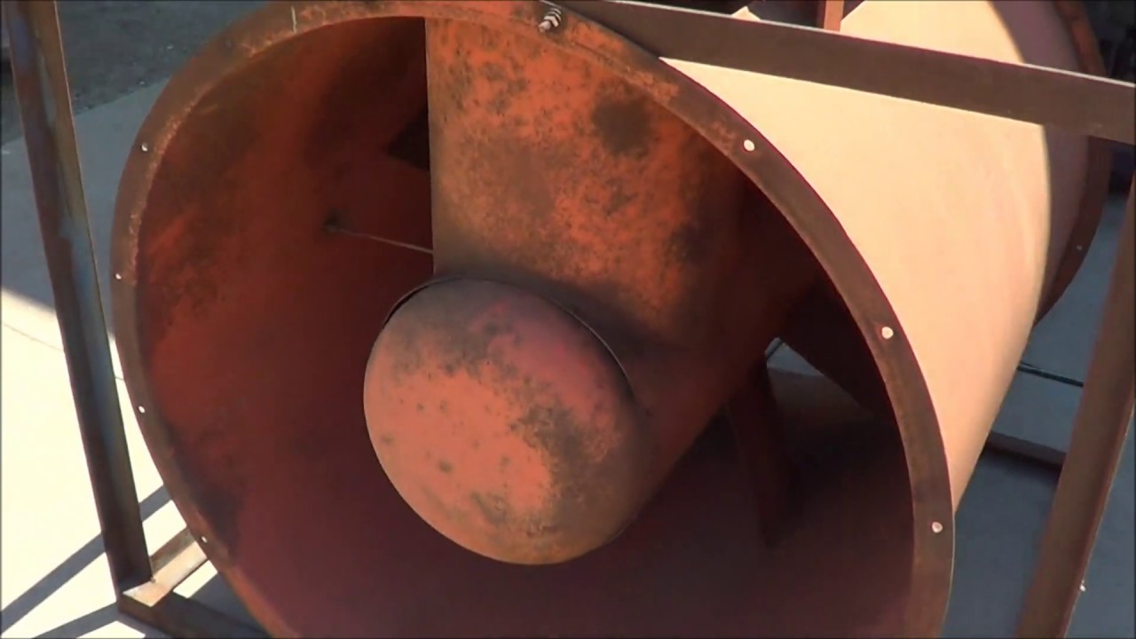 Howden Buffalo 40 HP Tube Axial Blower EB2281 - YouTube