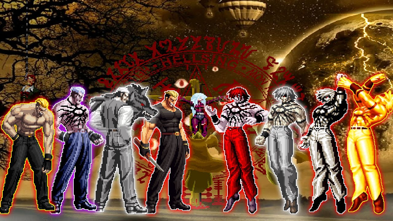 Yamazaki Team VS Orochi Team | .M.U.G.E.N. - YouTube