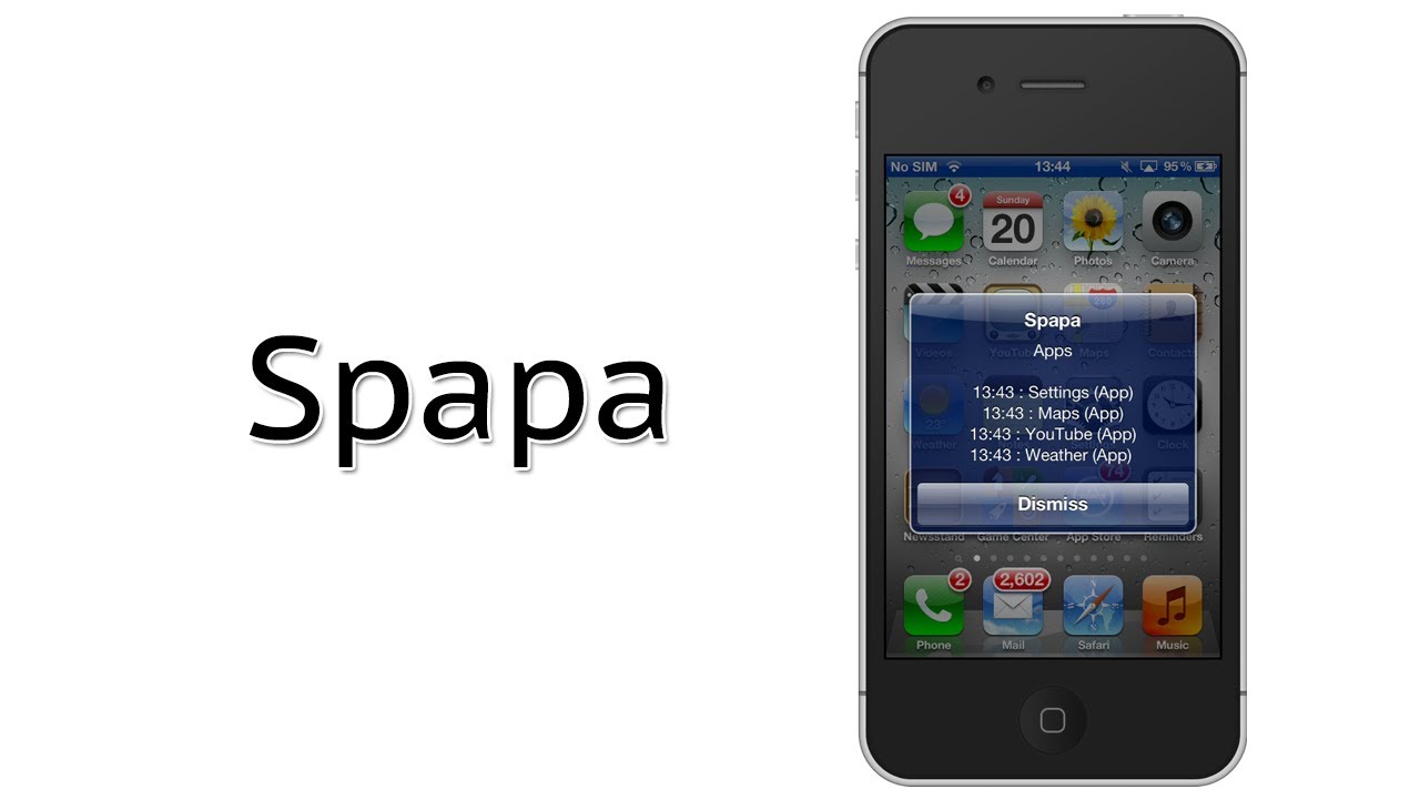Spy On Your Friends While They Use Your Device | Spapa Cydia Tweak ...