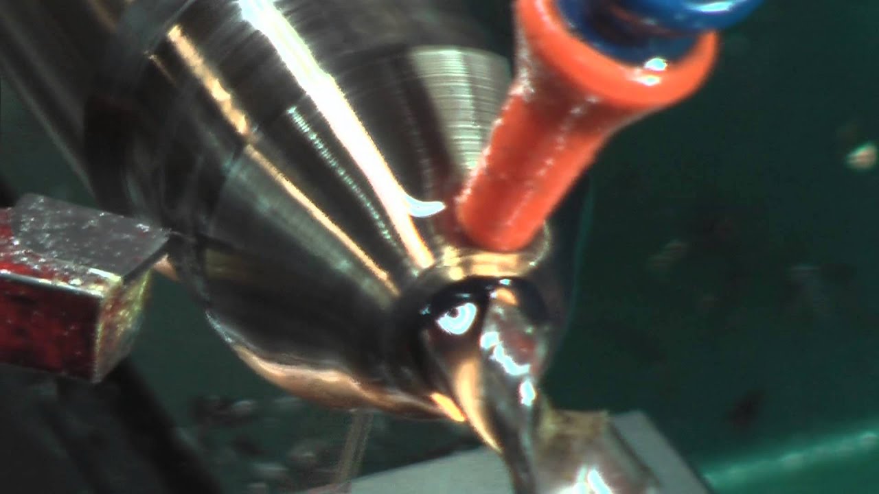 Baffle for Titanium Suppressor Project - YouTube