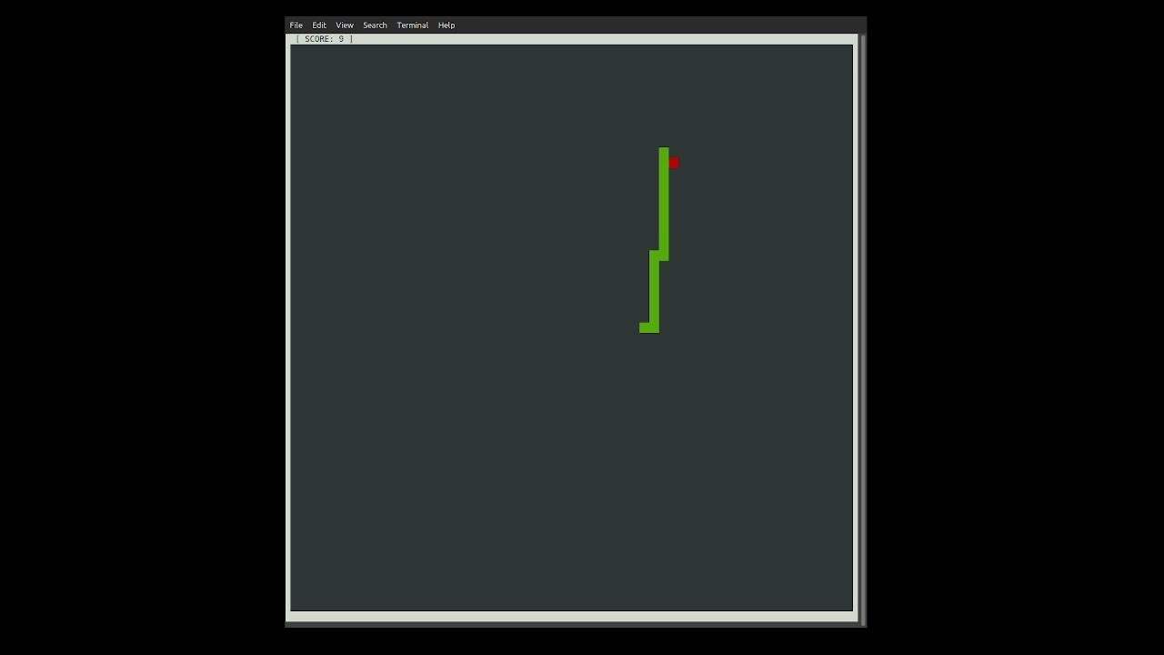 Snake in C with Ncurses - YouTube