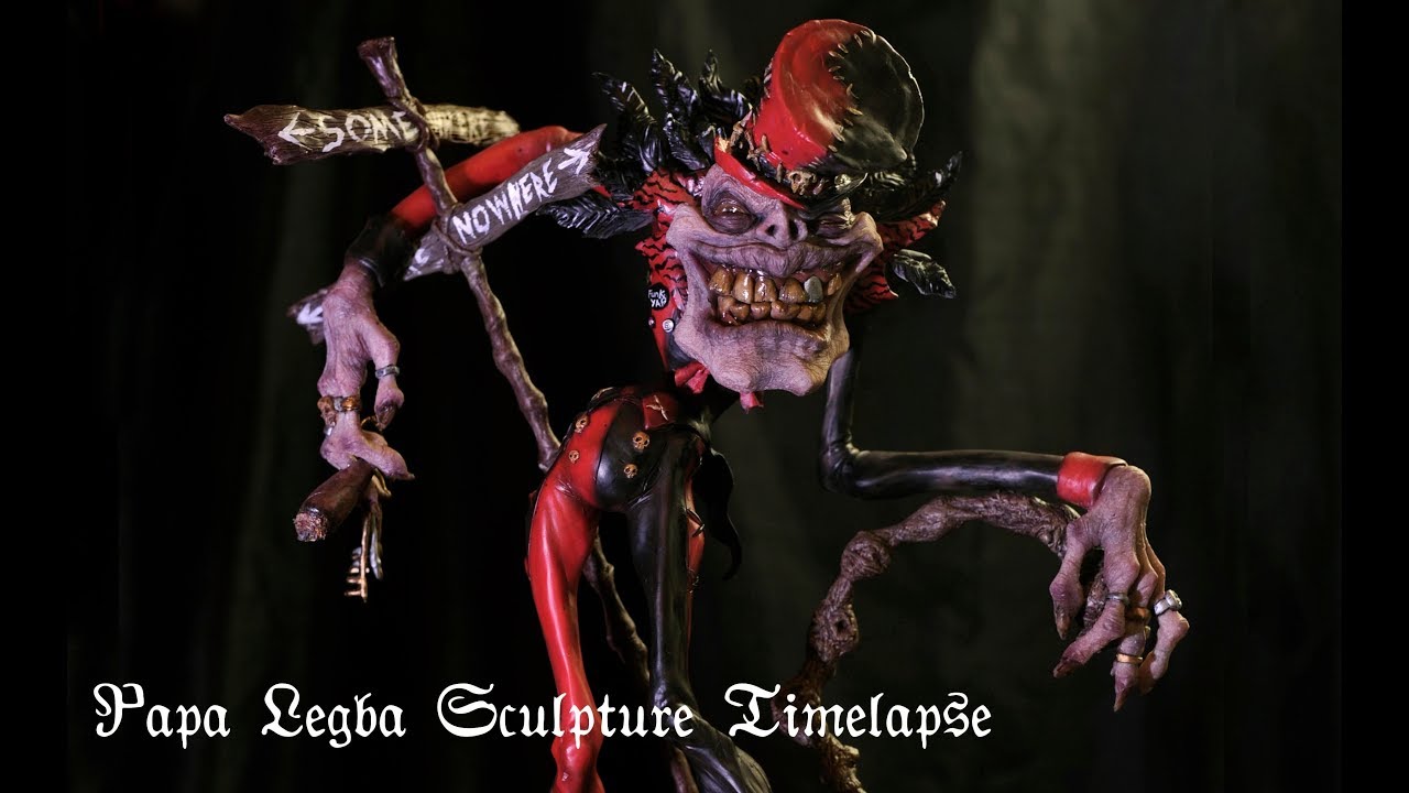 Papa Legba Sculpture Time-lapse by Cig Neutron - YouTube