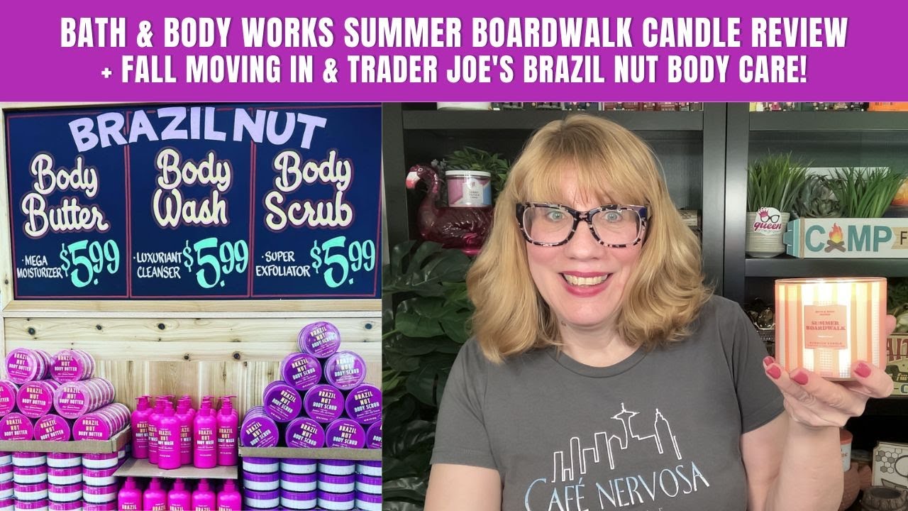 Bath & Body Works Summer Boardwalk Candle Review Fall Moving In ...