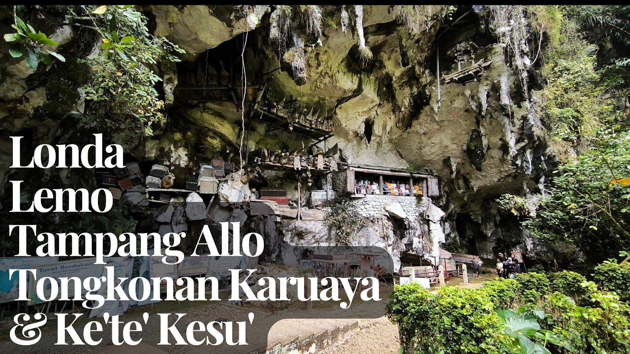 Visiting Londa, Lemo, Tampang Allo, Tongkonan Karuaya and Ke'te' Kesu ...