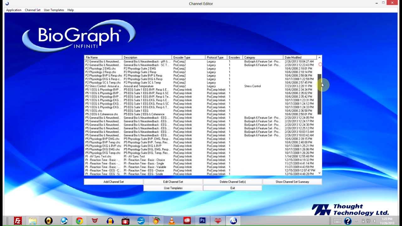 How to create new virtual channels In Thought Technology's Biograph ...