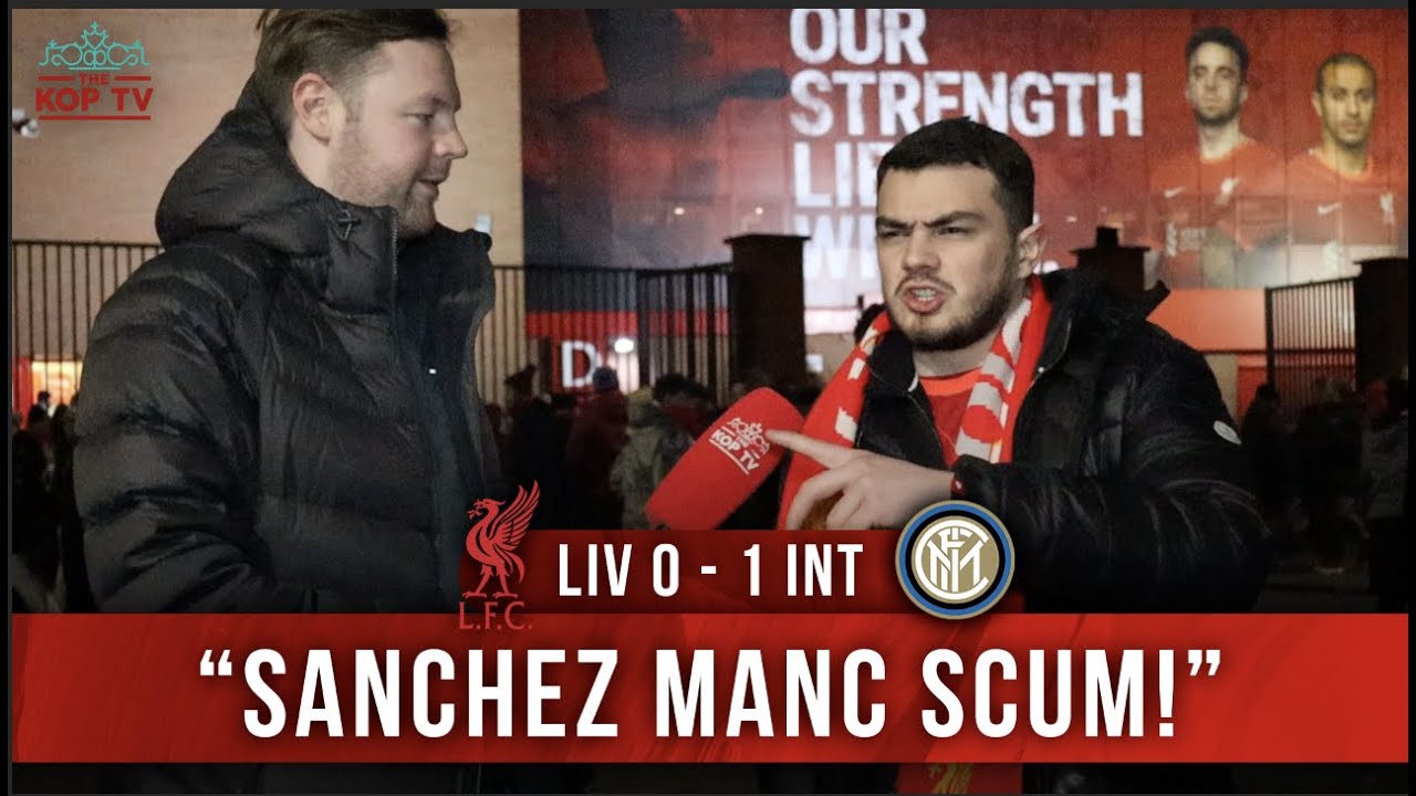 Liverpool 0-1 Inter Milan | 'Sanchez, Manc Scum!' | Fan Cam | DS Fifa ...
