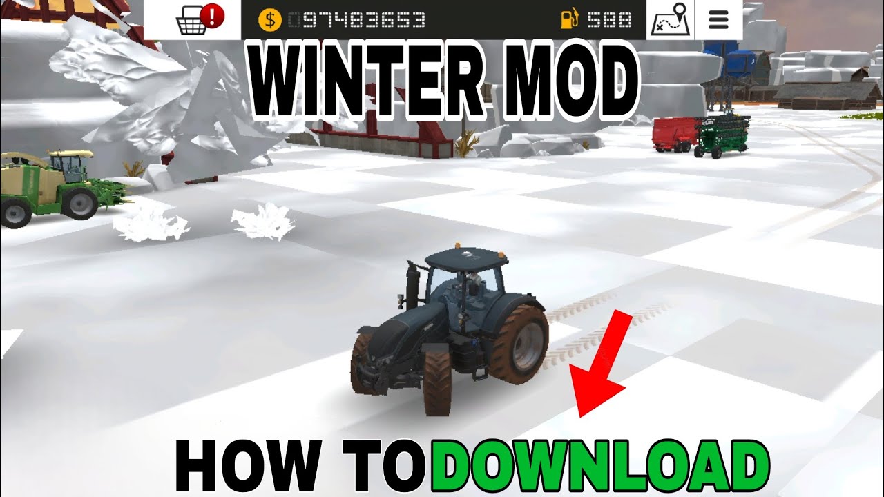 how to download winter mod full tutorial || farming simulator 18 ...