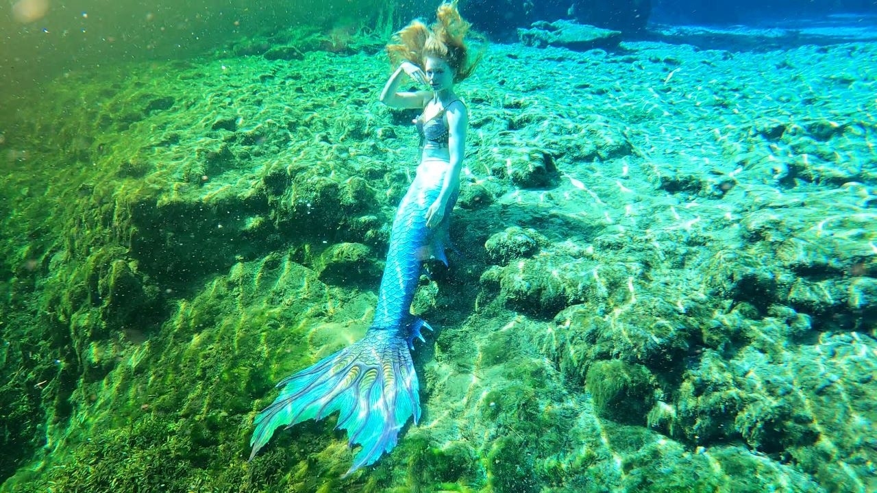 Mermaid Haley Elora Florida Springs Adventure Trailer | Mernation Tail ...