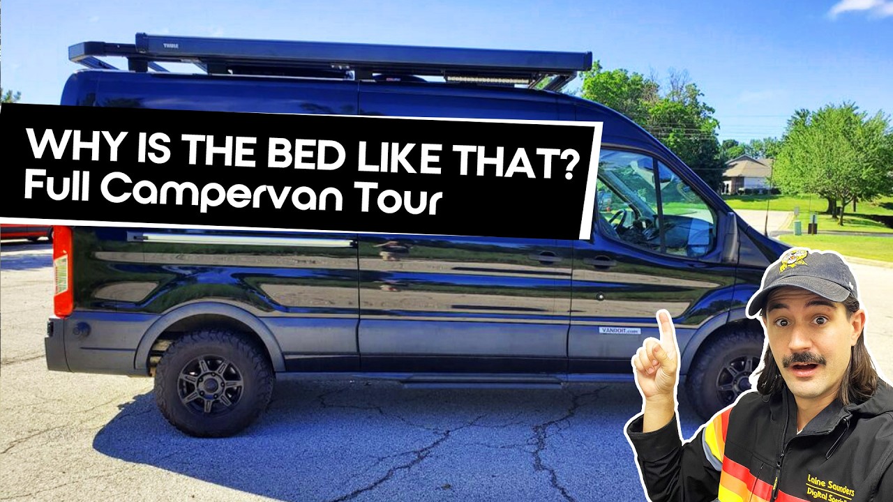 Ultimate Custom 4x4 Ford Transit Camper Van Tour - Check It Out! - YouTube