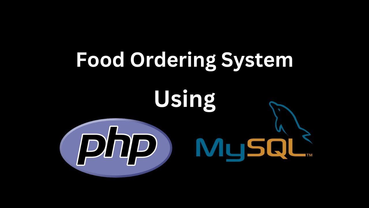 Food Ordering Website Using Php And Mysql Youtube 2329