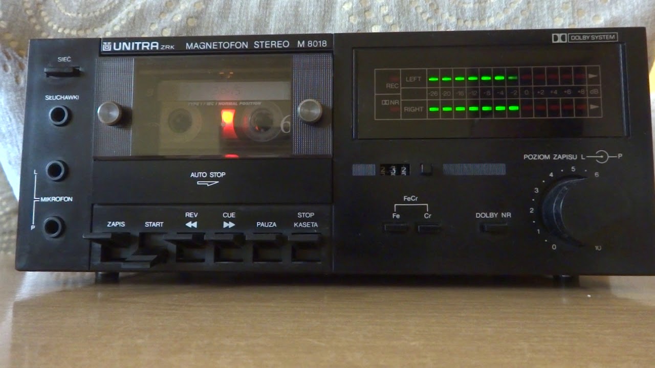 Unitra Magnetofon M8018 - YouTube