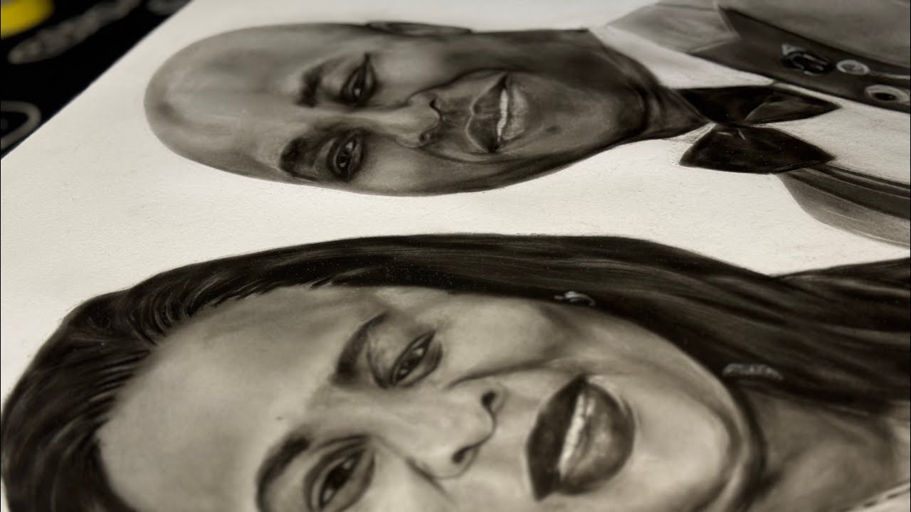How to Draw With Powdered Charcoal 7 - YouTube