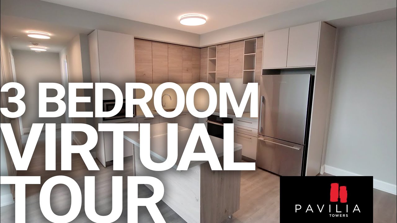 Virtual Tour: Pavilia Towers 3 Bedroom Suite - YouTube