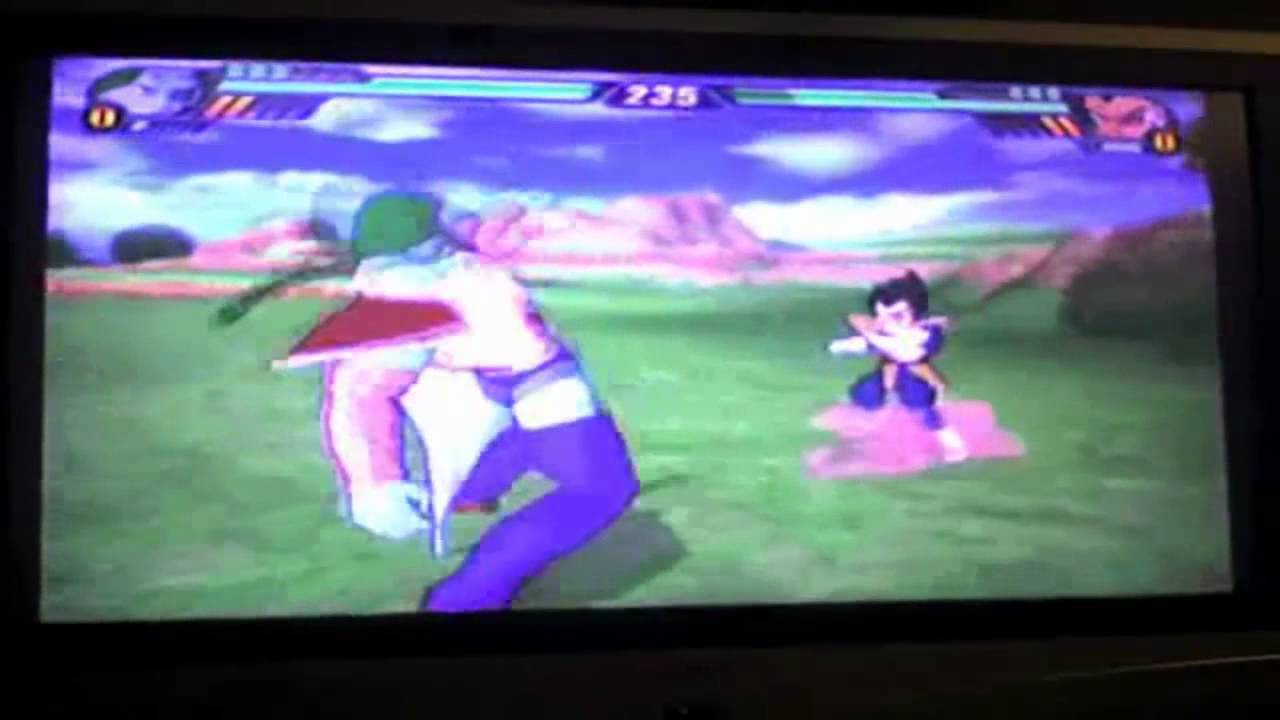 dragonball budokai tenkaichi 3 drago polunga+zarbon vs vegeta - YouTube