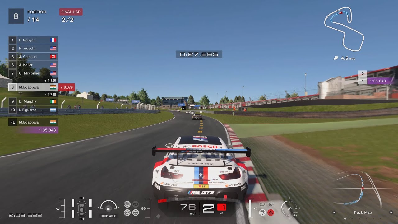Racing in INTERMEDIATE difficulty in different MAPS - YouTube