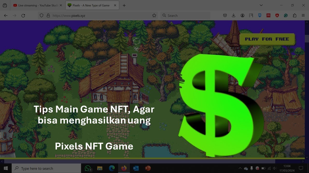 Live Pixels Game | Tips Cari uang dari Pixels Game! - YouTube
