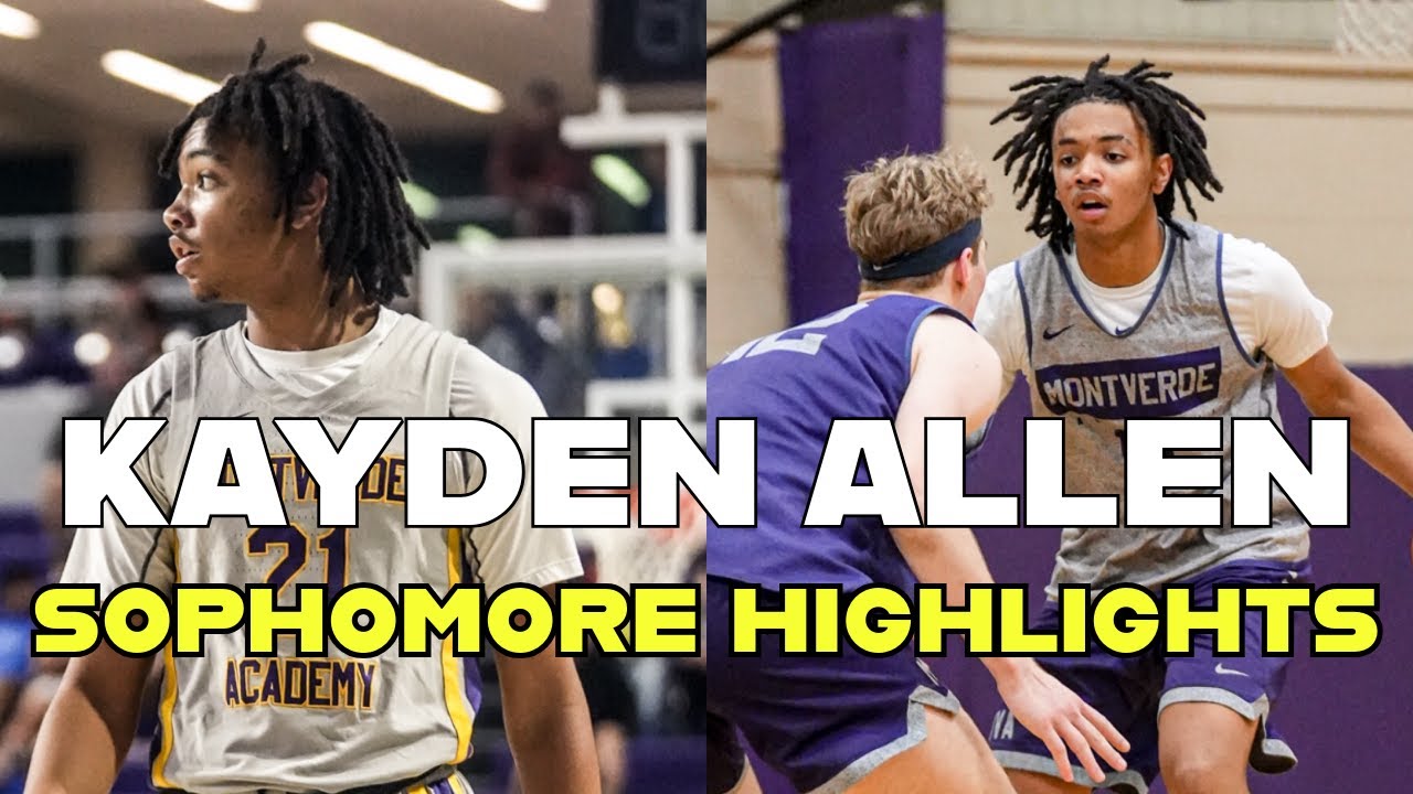 Kayden Allen - Montverde Academy Sophomore Highlights - YouTube